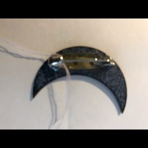 Jewelry | Vintage Handcrafted Enameled Crescent Moon Pin | Poshmark